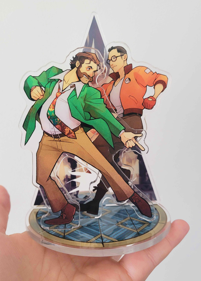 Disco Elysium inspired Standee – H0ly's Art Corner