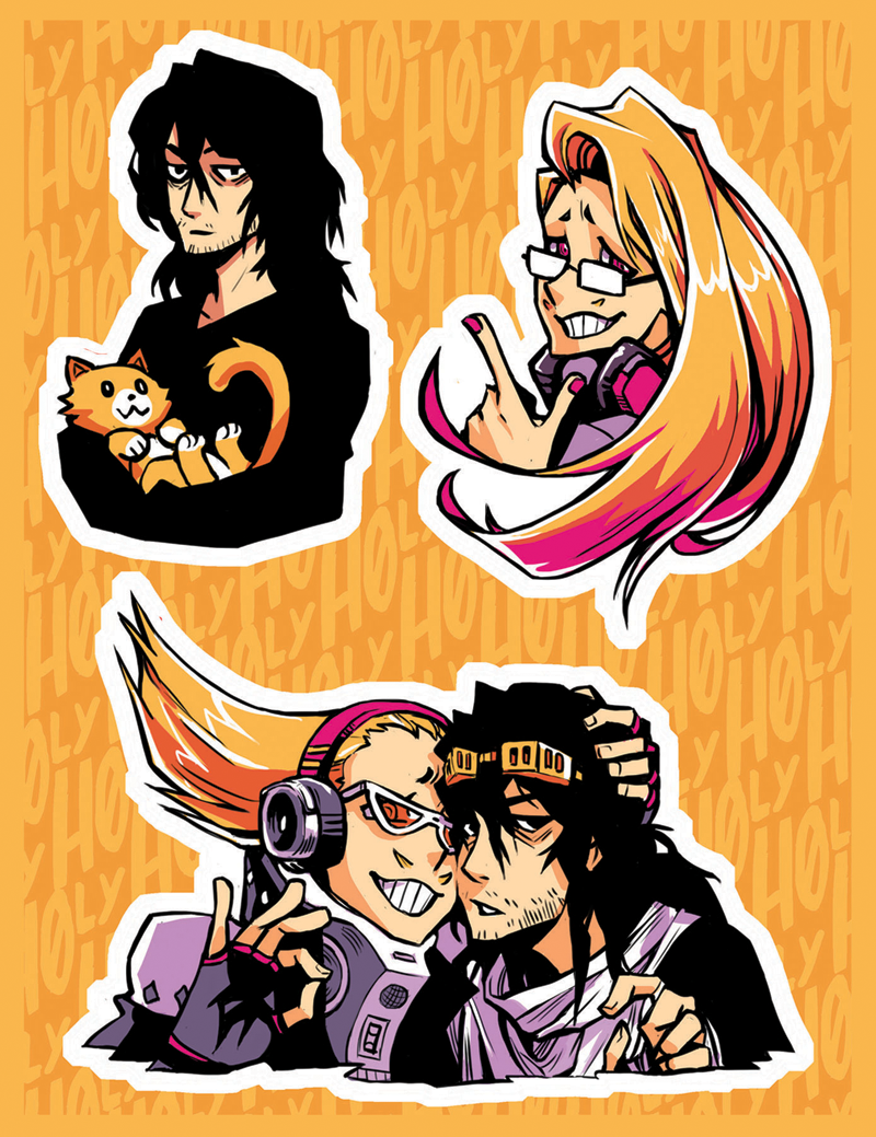Erasermic Sticker Sheet – H0ly's Art Corner